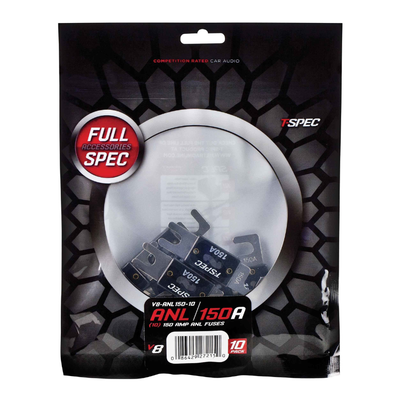 Nickel Plated 150 Amp ANL Fuses V8 Series - 10 Pack – Burton-Racing