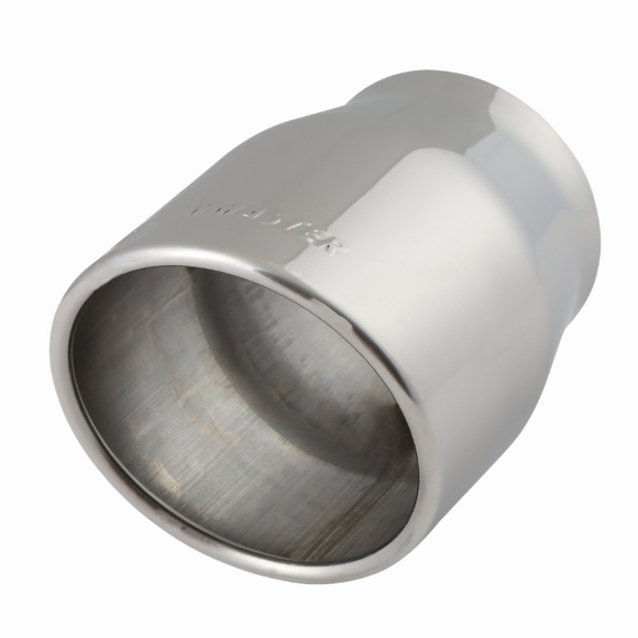 Exhaust Tip - 4" Rolled Angle Polished SS Fits 3" Tubing - Weld On ...