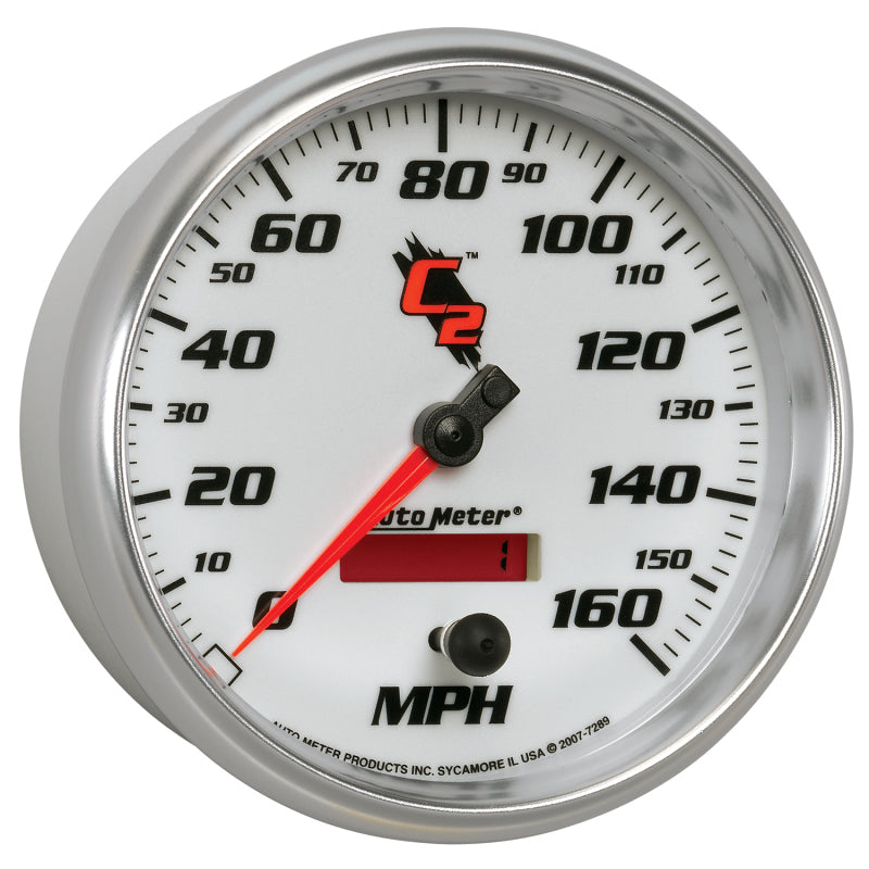 Autometer C2 5 inch 160MPH In-Dash Electronic Programmable Speedometer ...