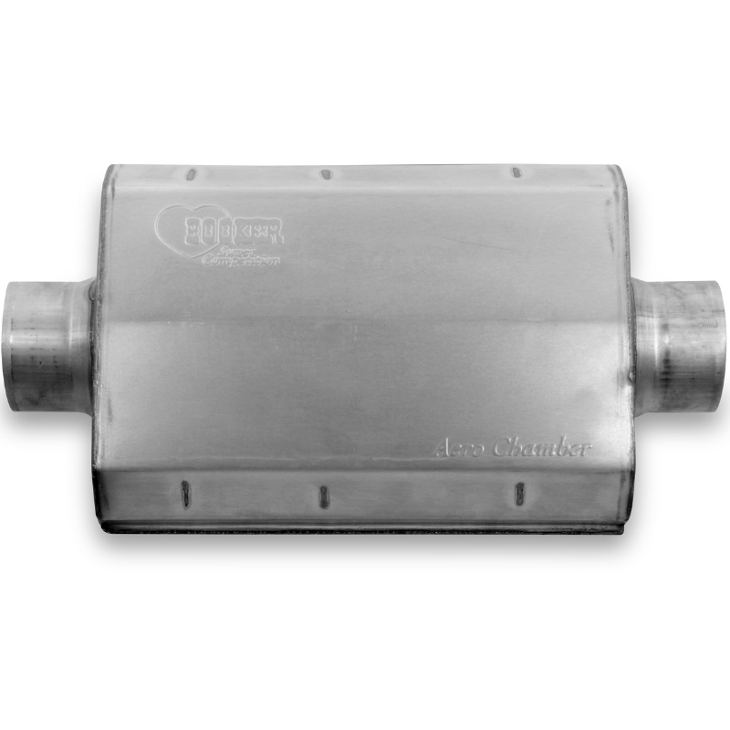 Maximum Flow Muffler - 3" Inlet Centered/Outlet Centered – Burton-Racing