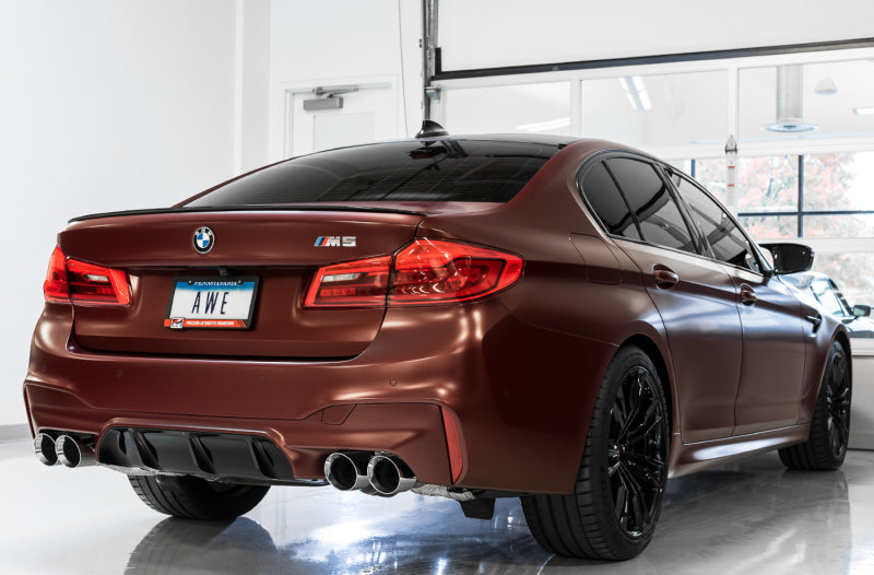 AWE Tuning 18-19 BMW M5 (F90) 4.4T AWD SwitchPath Axle-back Exhaust ...