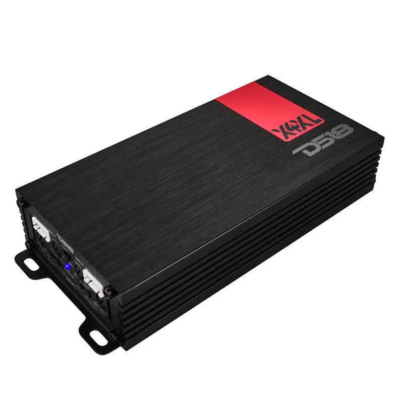 DS18 4-Channel Ultra Compact Class D Amplifier 2x 300/4ohm Bridge 4x 1 ...