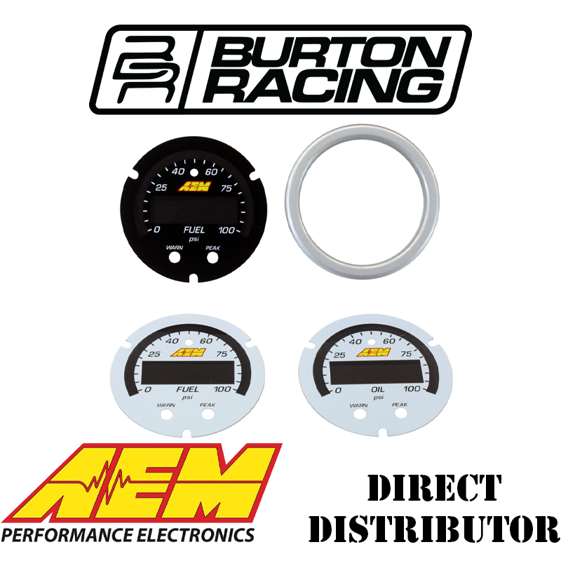 AEM Fluid Pressure Gauge Accessory Kit X-Series – Burton-Racing