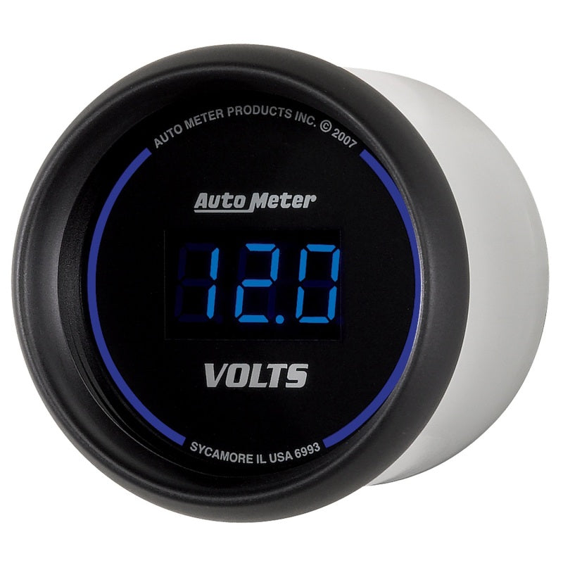 Autometer Cobalt Digital 52.4mm Black Voltmeter – Burton-Racing