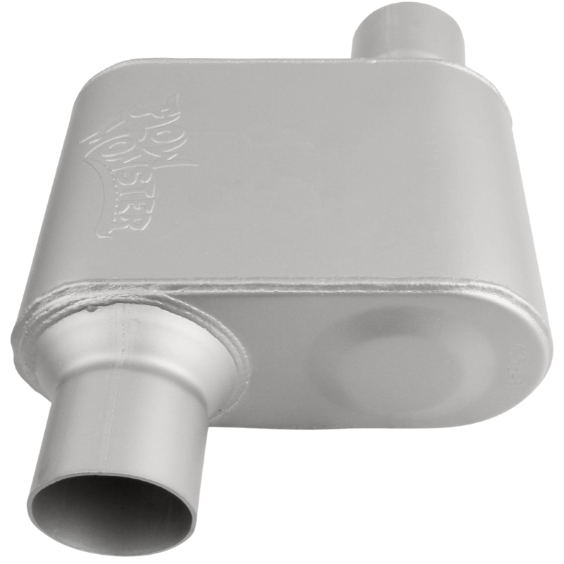 1-Chamber Small Muffler - 2.5" Inlet Offset/Outlet Offset – Burton-Racing