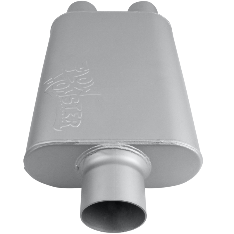 2-Chamber Small Muffler - 2.5" Inlet Dual/3" Outlet Centered – Burton ...