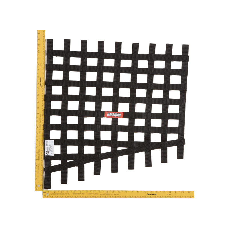 Ribbon Drag Race Window Net Black - SFI 27.1 – Burton-Racing