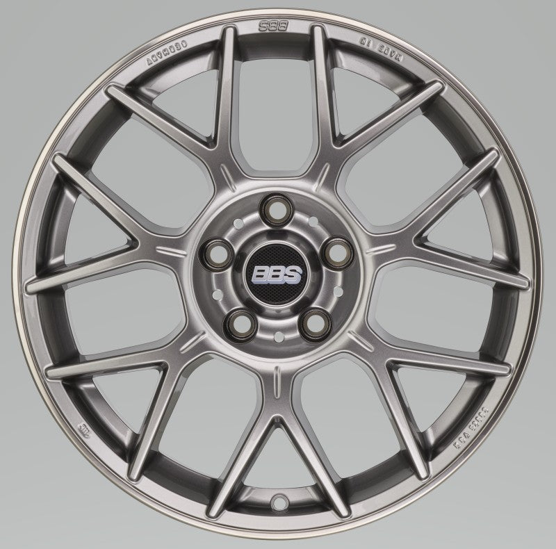 BBS XR 19x8.5 5x120 ET35 Platinum Gloss Wheel -82mm PFS/Clip Required ...