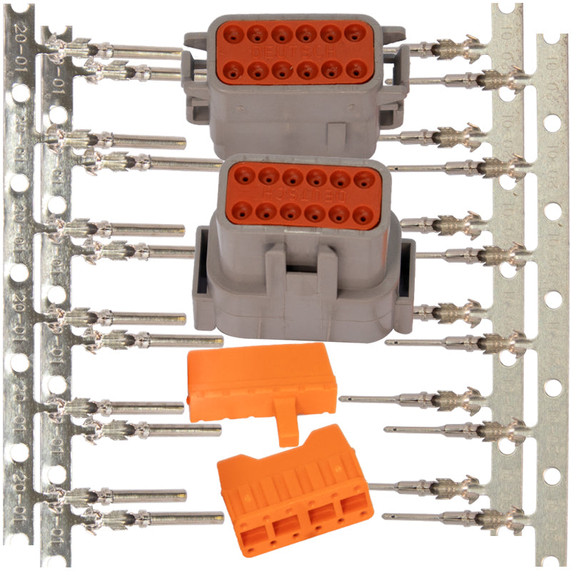 DTM 12 Pin Connector Set – Burton-Racing
