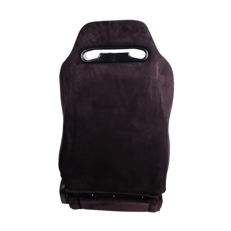 Type R Reclinable Racing Seat - Black Suede w/ Red Stitching & NRG Log ...