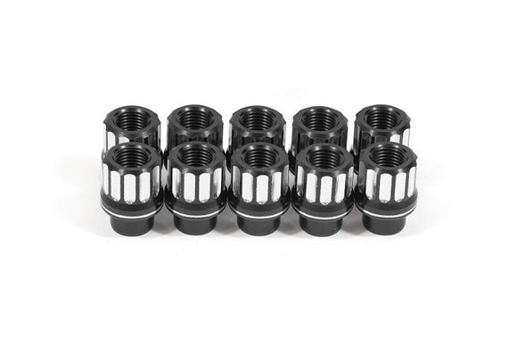 BMR 07-14 Ford Shelby GT500 Lug Nut Kit 1/2-20 RH Shank 12-pt Aluminum ...