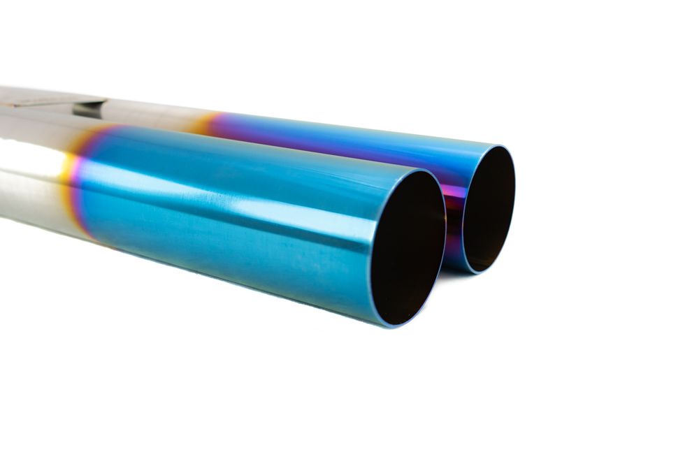 Universal VIP Exhaust Burnt Blue Straight Tips – Burton-Racing